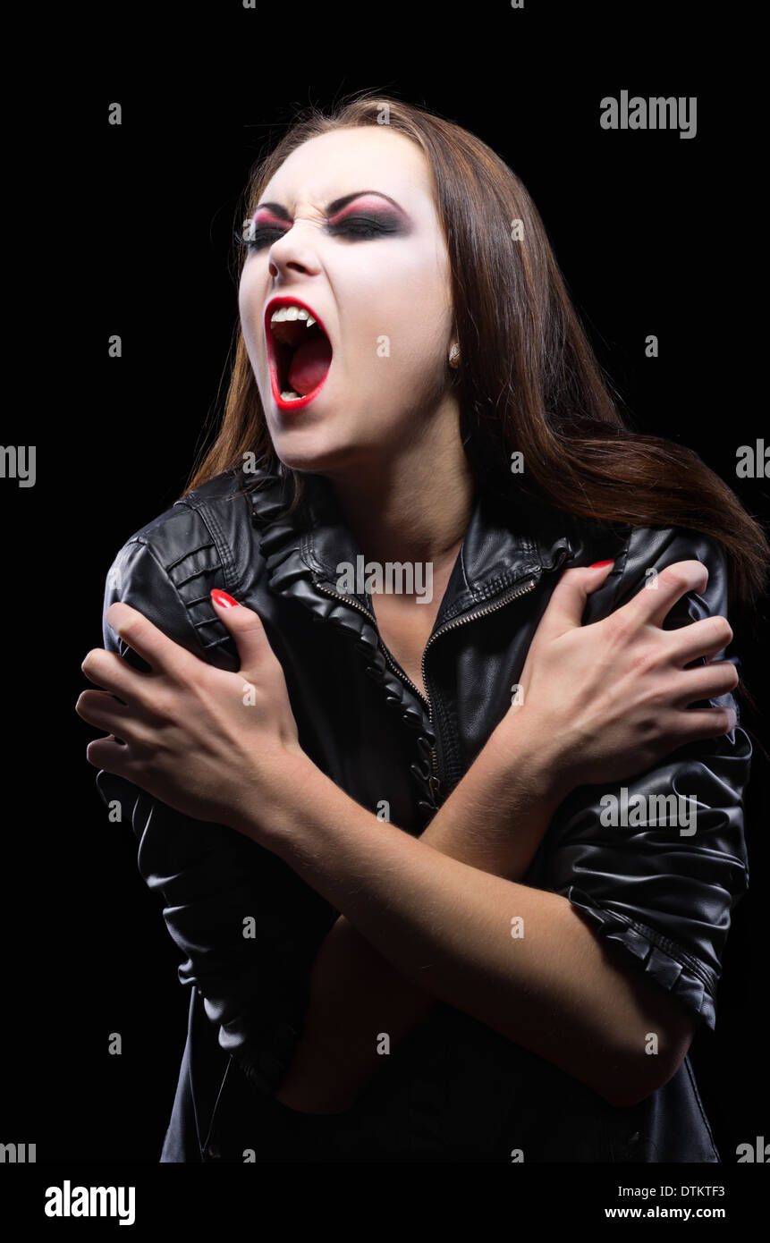 Vampire girl hi-res stock photography and images - Alamy
