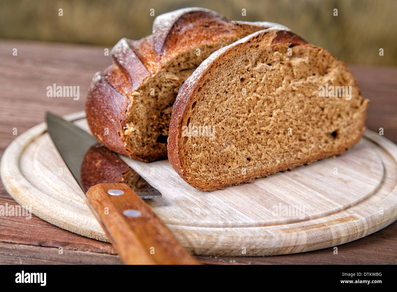 Cut the bread hi-res stock photography and images - Alamy
