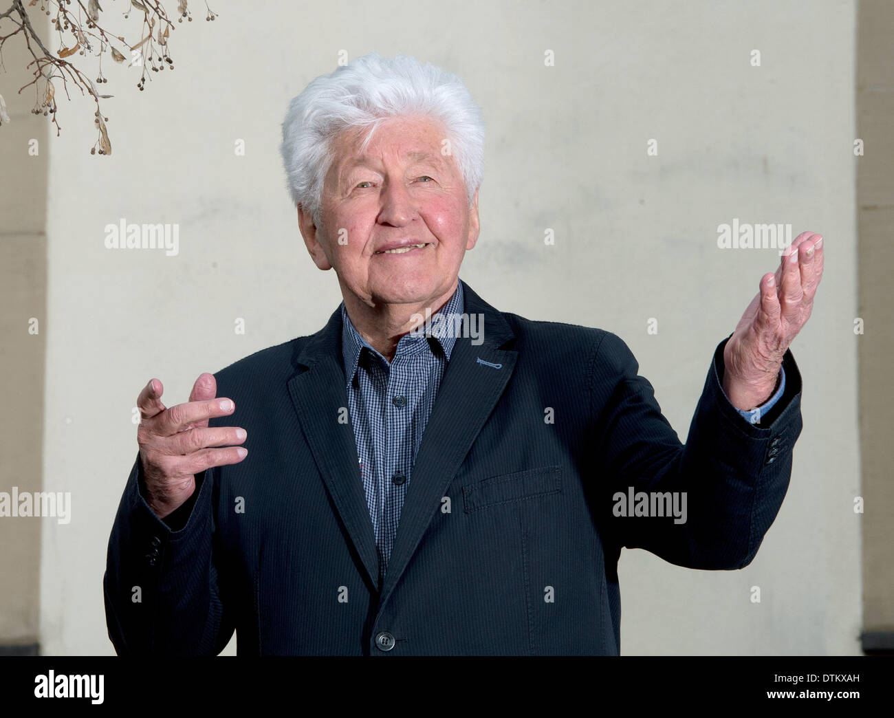 Auenstein, Germany. 19th Feb, 2014. Gotthilf Fischer, conductor ...