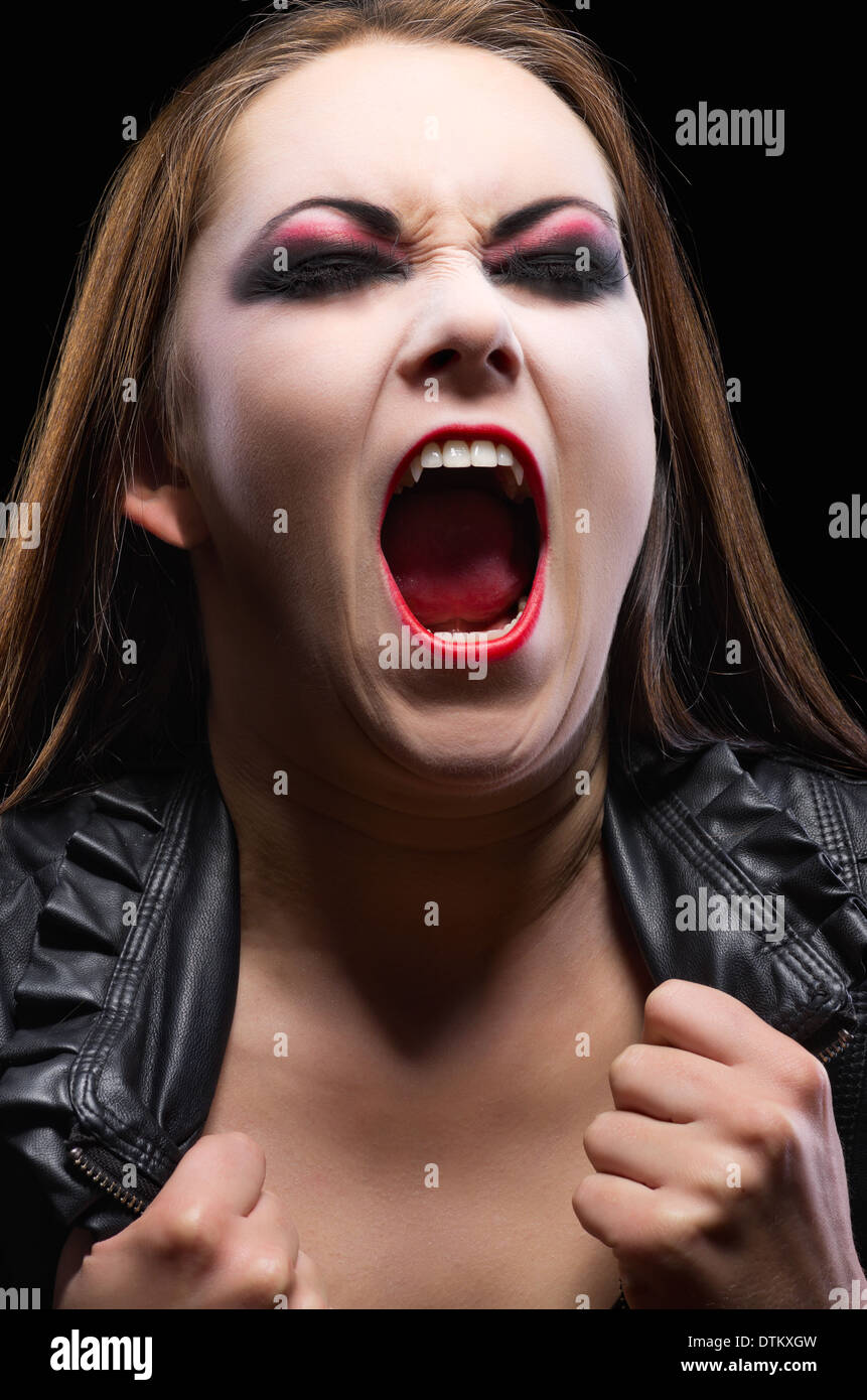 Spooky female vampire hi-res stock photography and images - Alamy