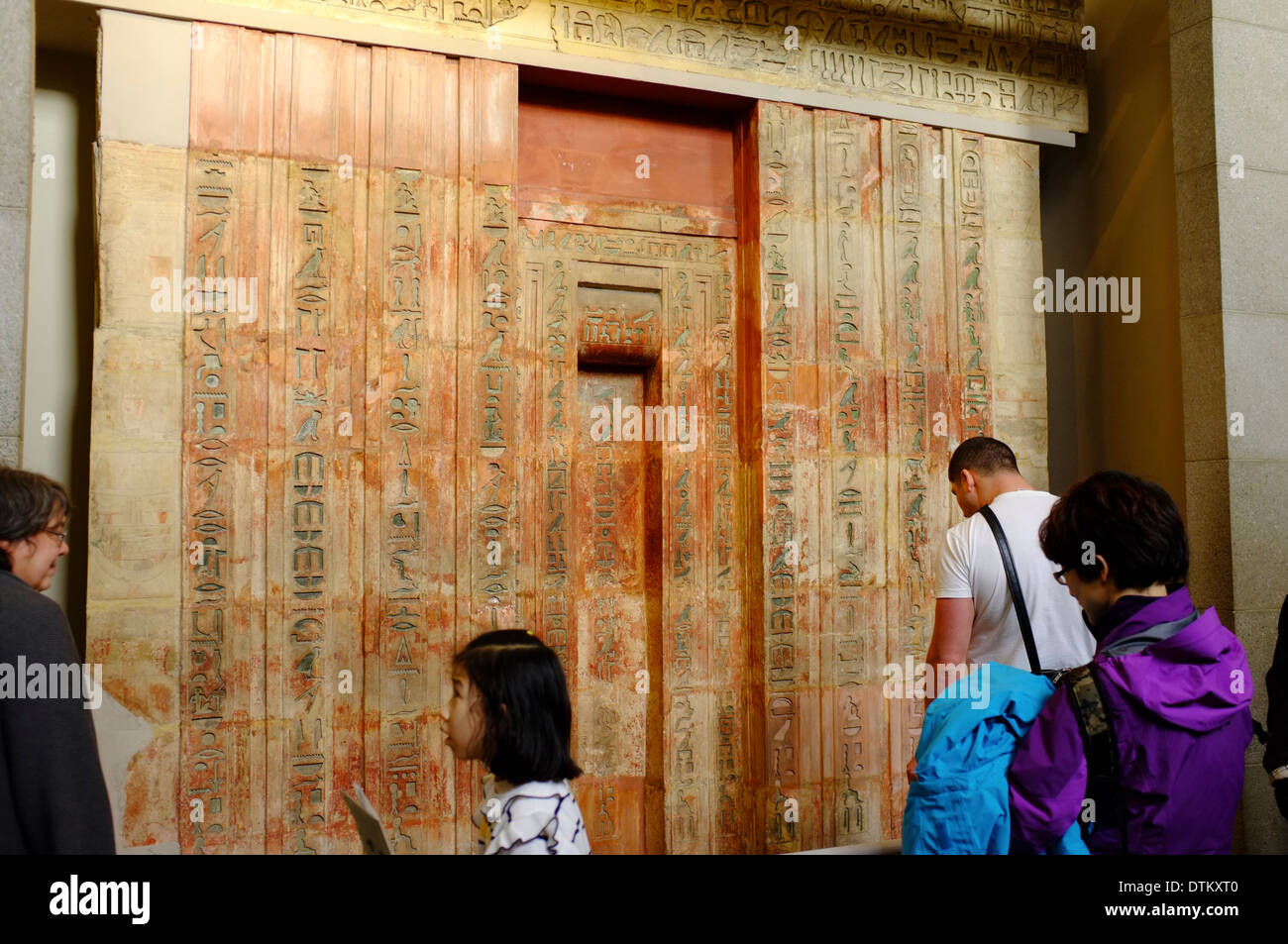 Egyptian artifacts at the British Museum, London, England Stock Photo ...