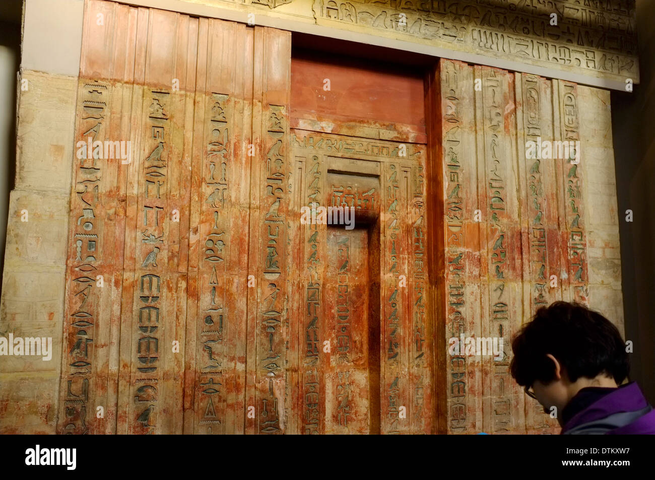 Egyptian artifacts at the British Museum, London, England Stock Photo ...