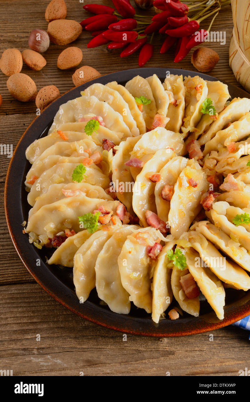 Pierogi polish cuisine hi-res stock photography and images - Alamy
