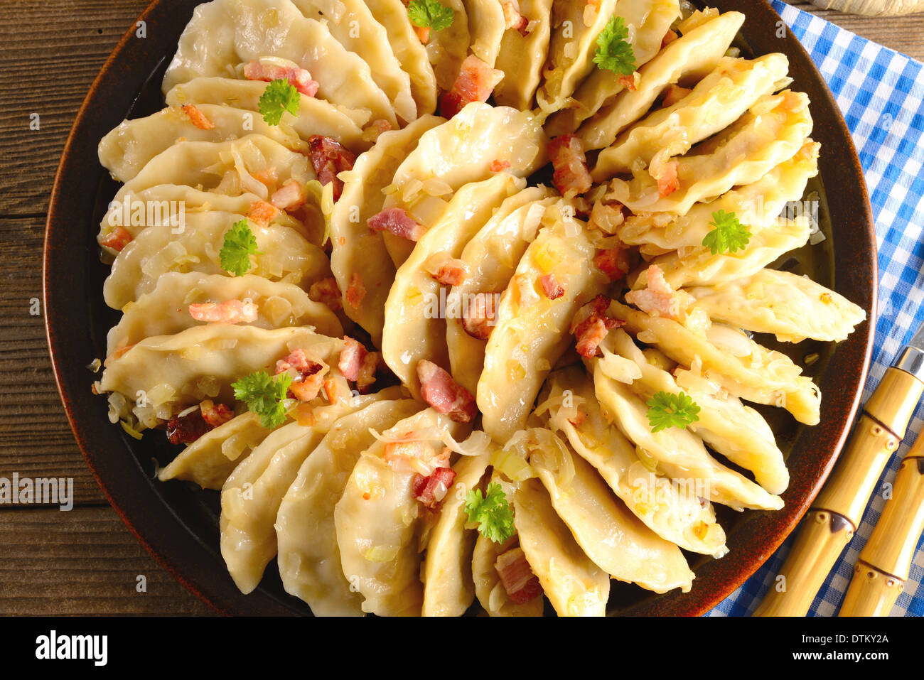 Pierogi.Polish dish Stock Photo - Alamy
