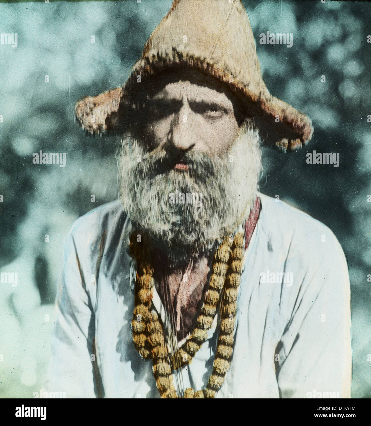 A photograph of a Sadhu, an ascetic in India, taken around 1915 ...