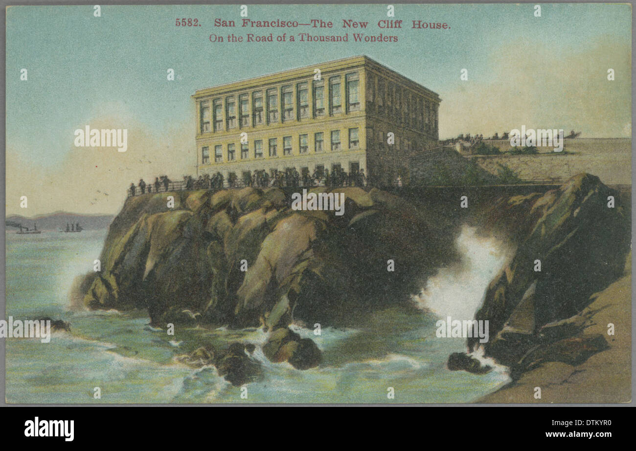 A photograph of the New Cliff House in San Francisco, showcasing the ...