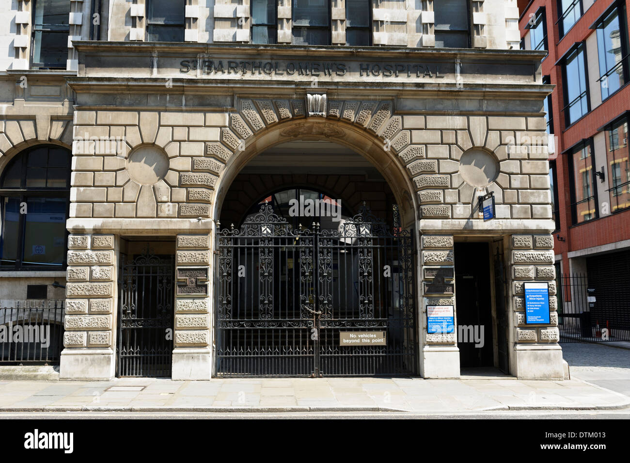 St Bartholomew's Hospital, London, England, United Kingdom Stock Photo ...