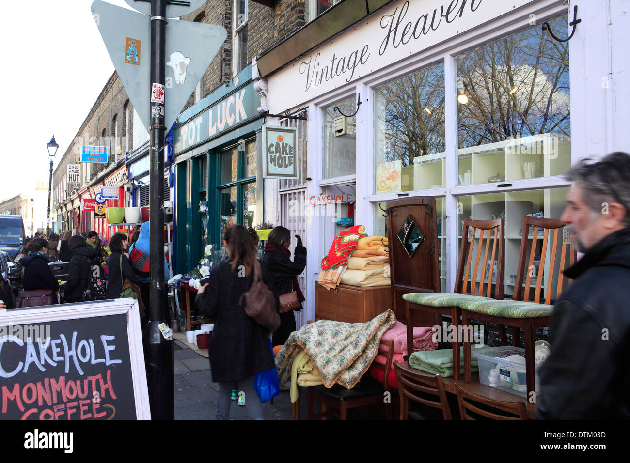 united kingdom east london columbia road vintage heaven shop Stock ...