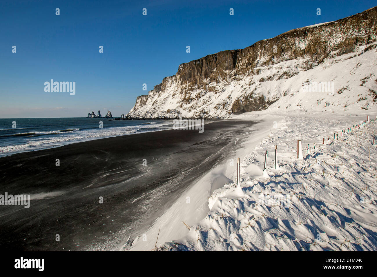 Black Sand Beach, Vík í Mýrdal, Iceland Stock Photo - Alamy