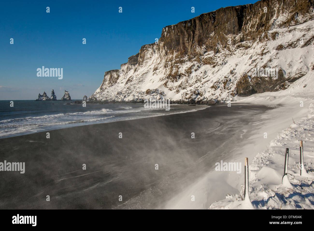 Black Sand Beach, Vík í Mýrdal, Iceland Stock Photo - Alamy