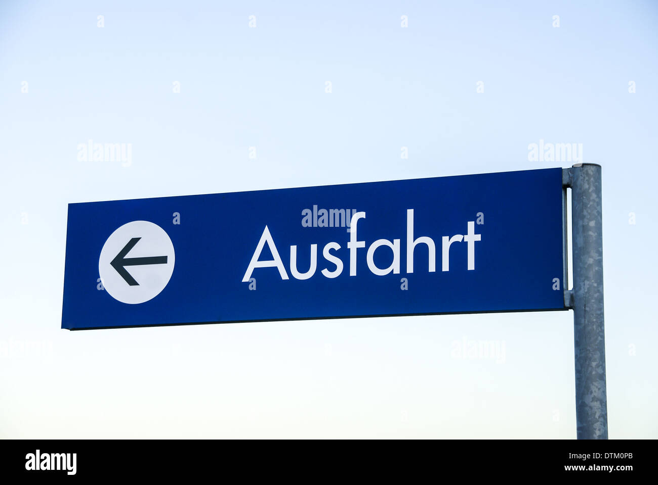 Ausfahrt sign hi-res stock photography and images - Alamy
