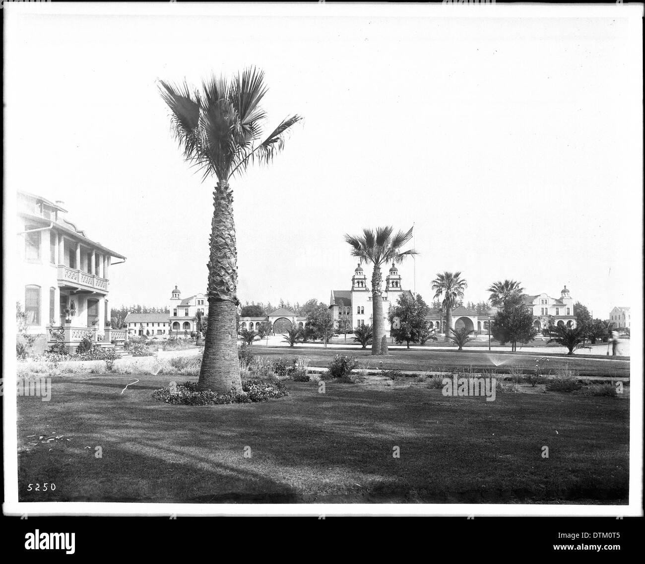 A photograph of the Sherman Indian School grounds in Riverside ...