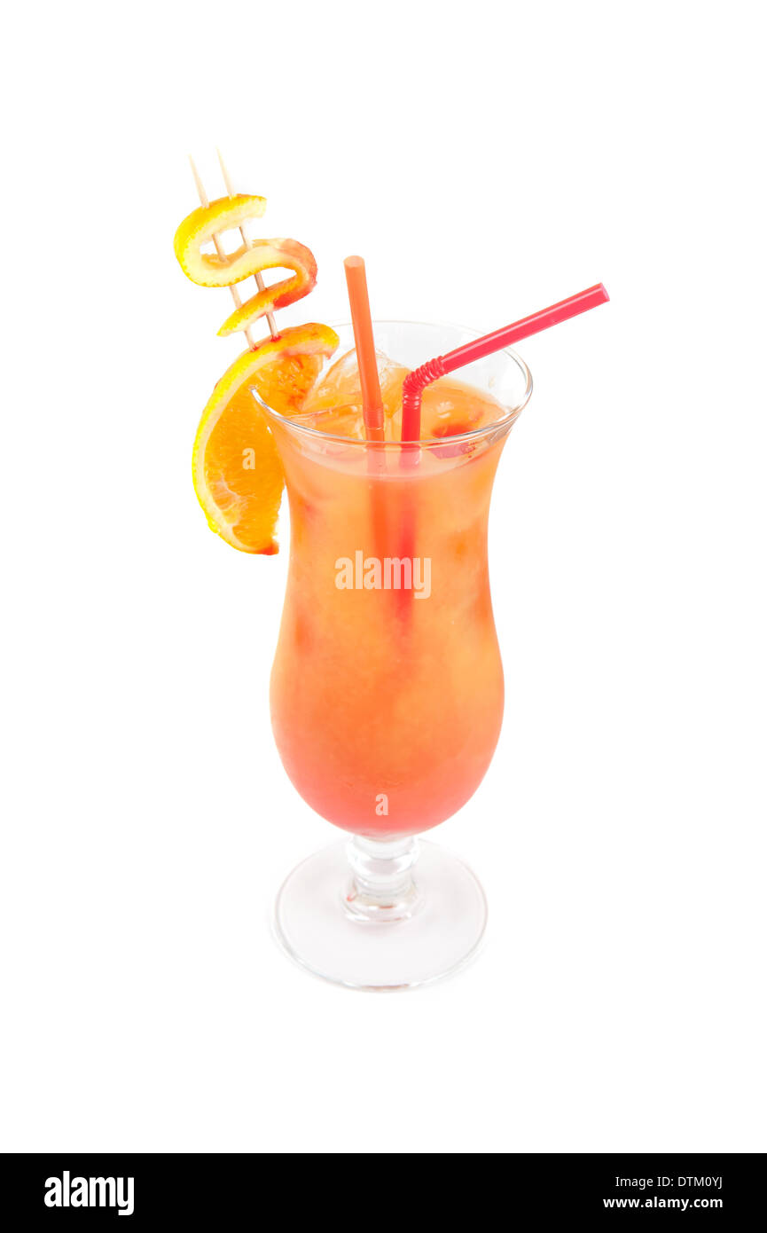 Orange dollar cocktail Stock Photo - Alamy