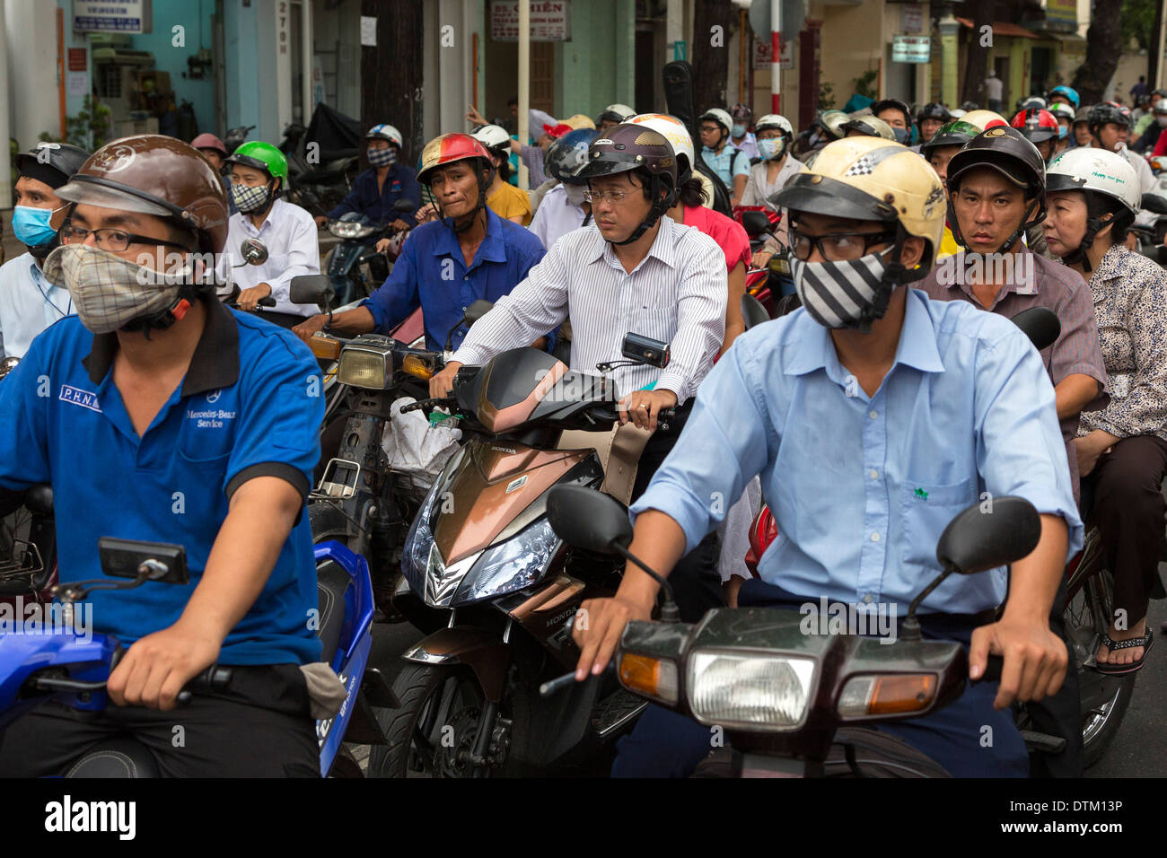 Motorbike rider city traffic hi-res stock photography and images - Alamy