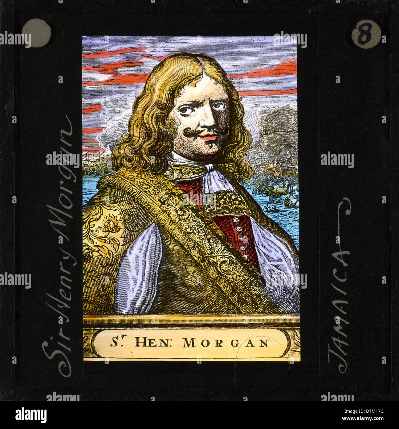 Portrait of Sir Henry Morgan, the famous Welsh privateer and pirate ...