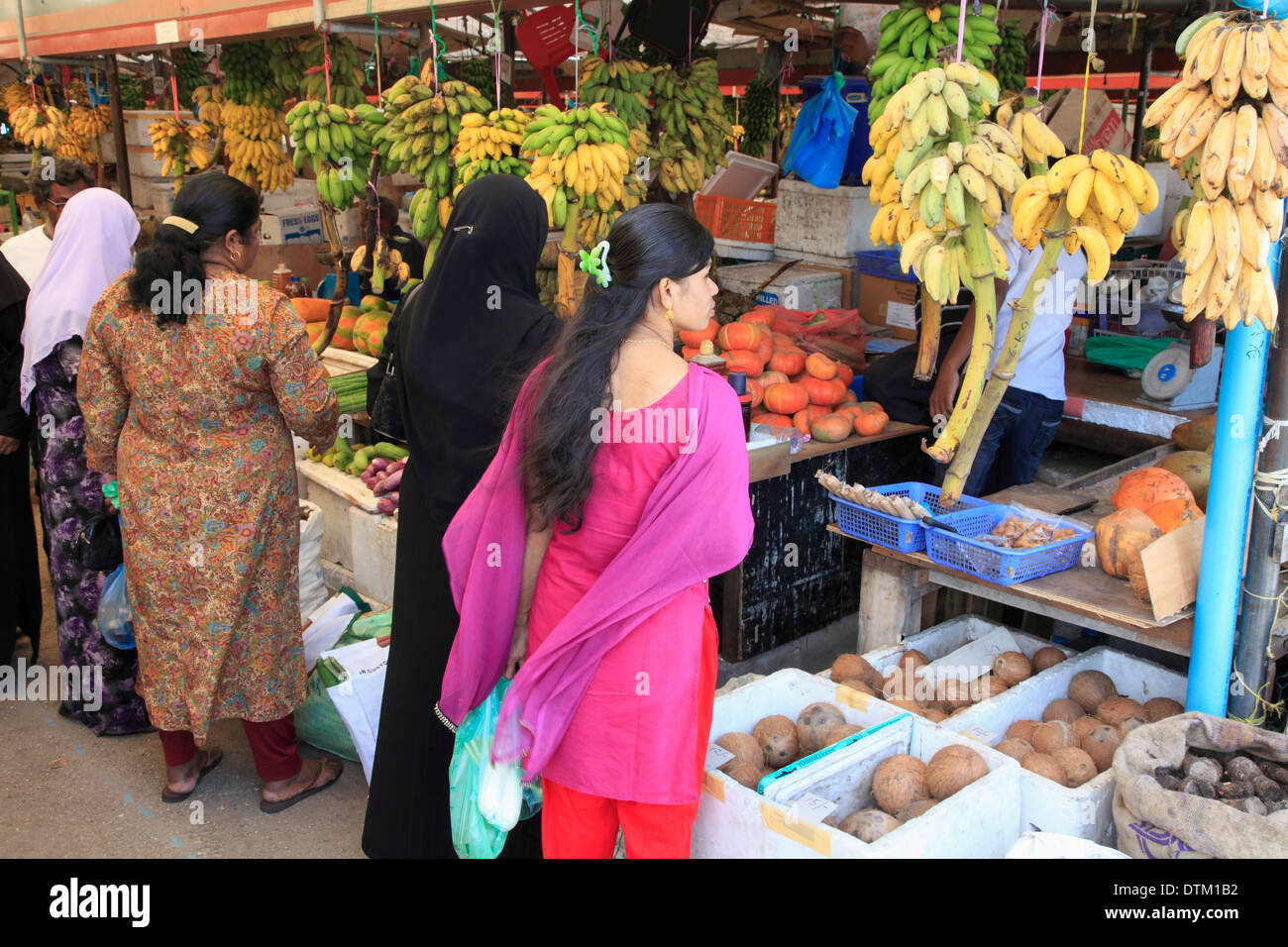 Maldives, Male, produce market, people Stock Photo - Alamy