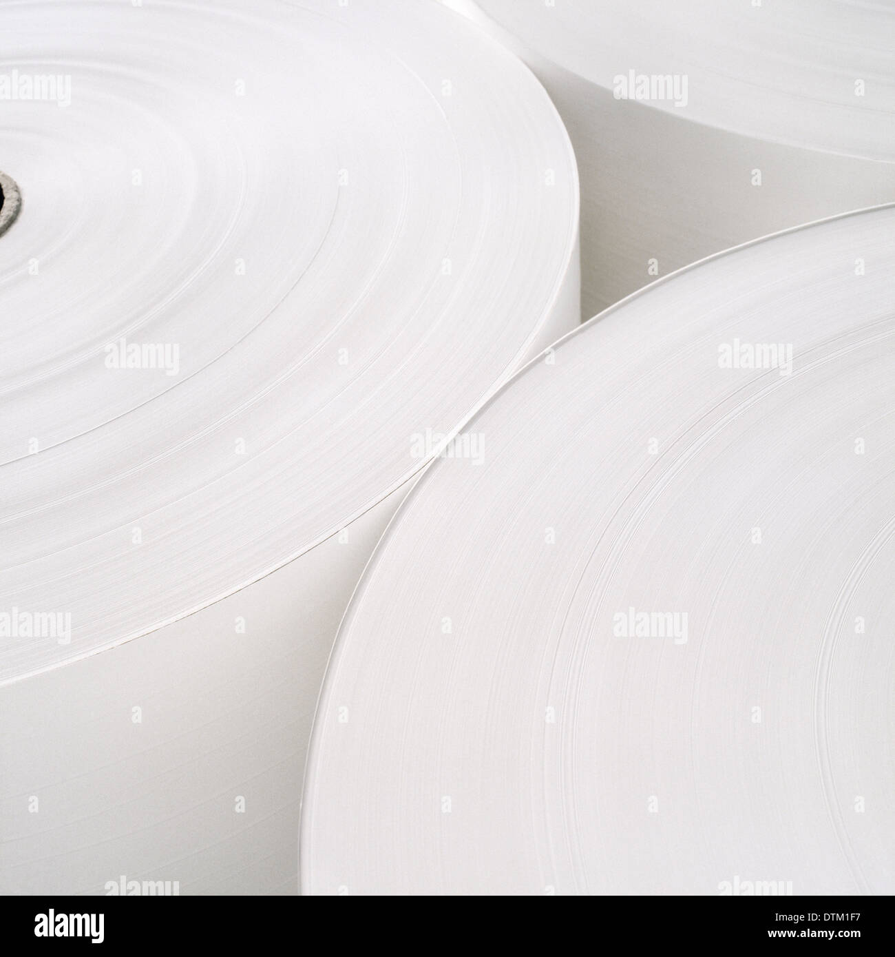 Abstract view of an Industrial paper reel Stock Photo - Alamy