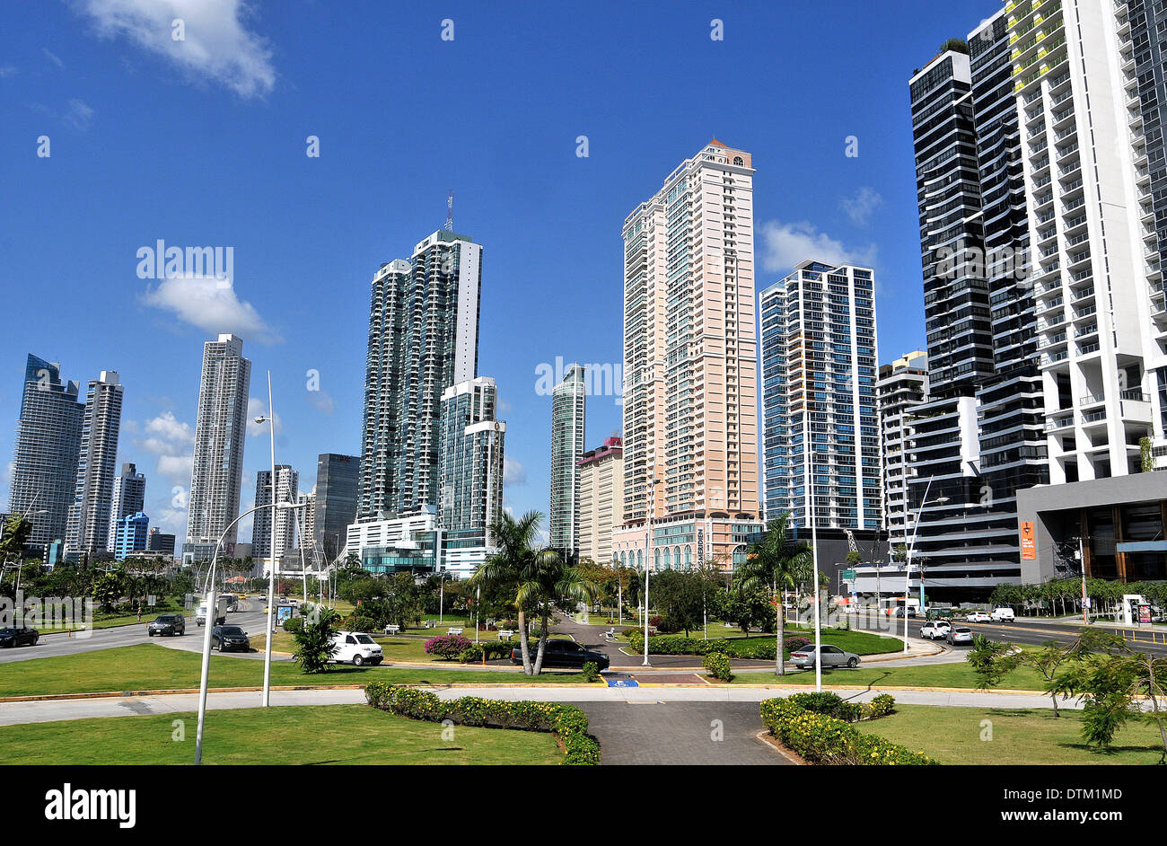modern buildings Miramar Panama city Panama Stock Photo - Alamy