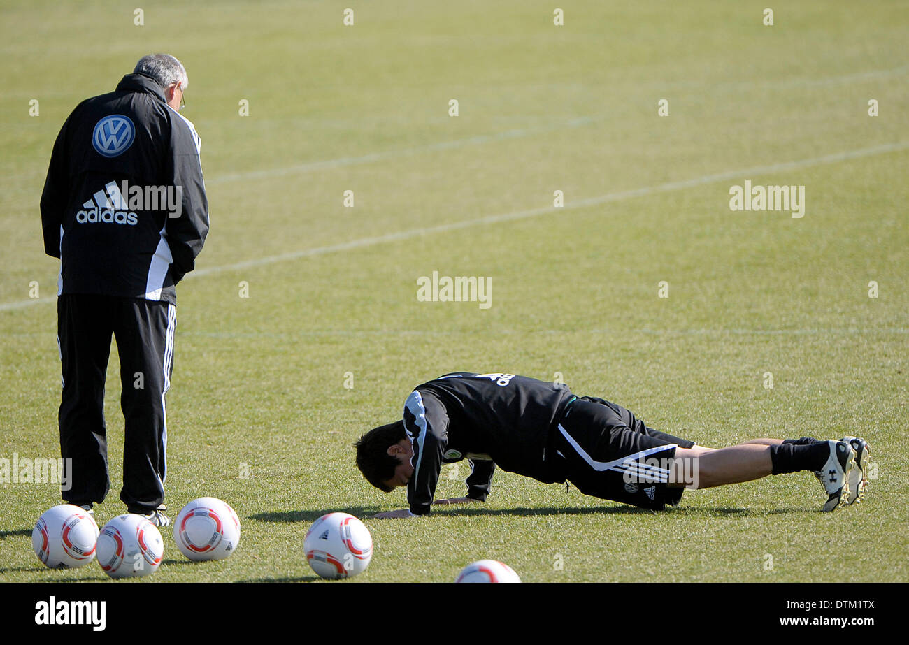 FILE - Sascha Riether (R) during a training session with VfL Wolfsburg ...