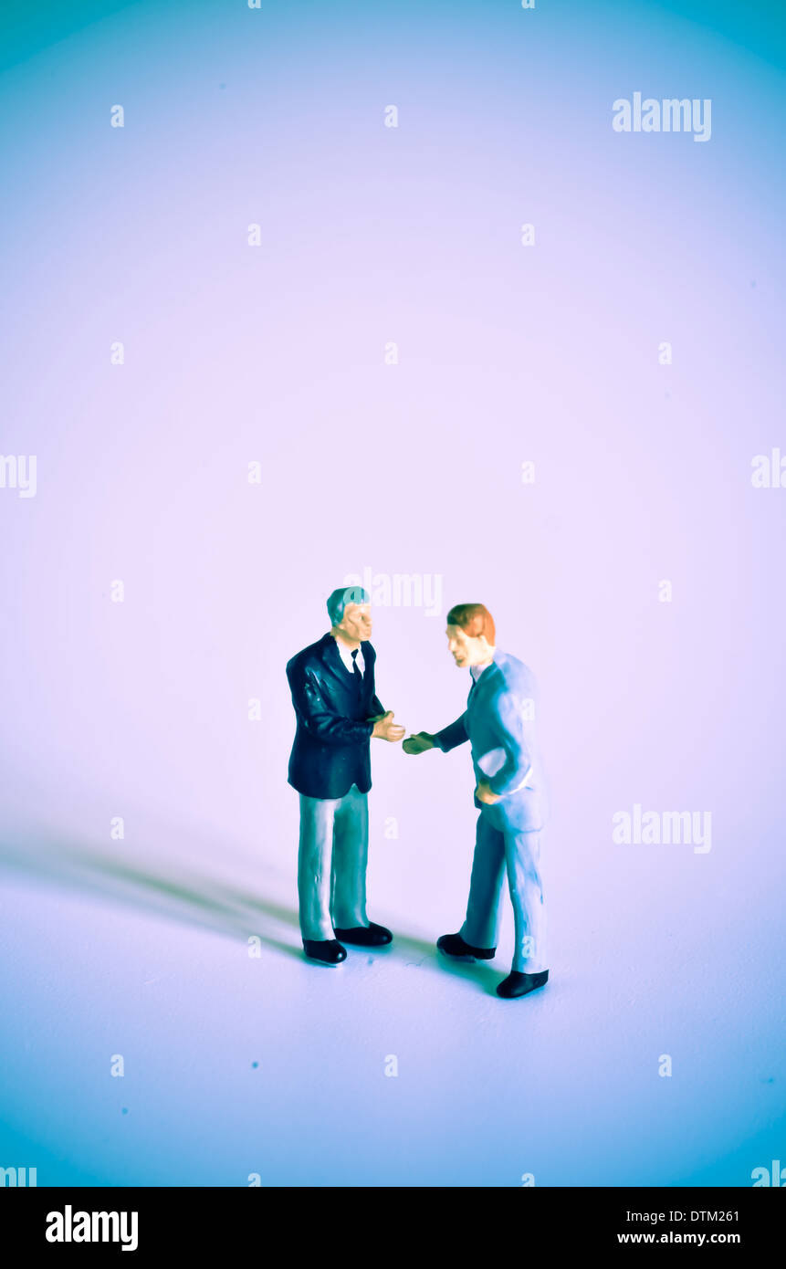 Two man, negotiation Stock Photo - Alamy