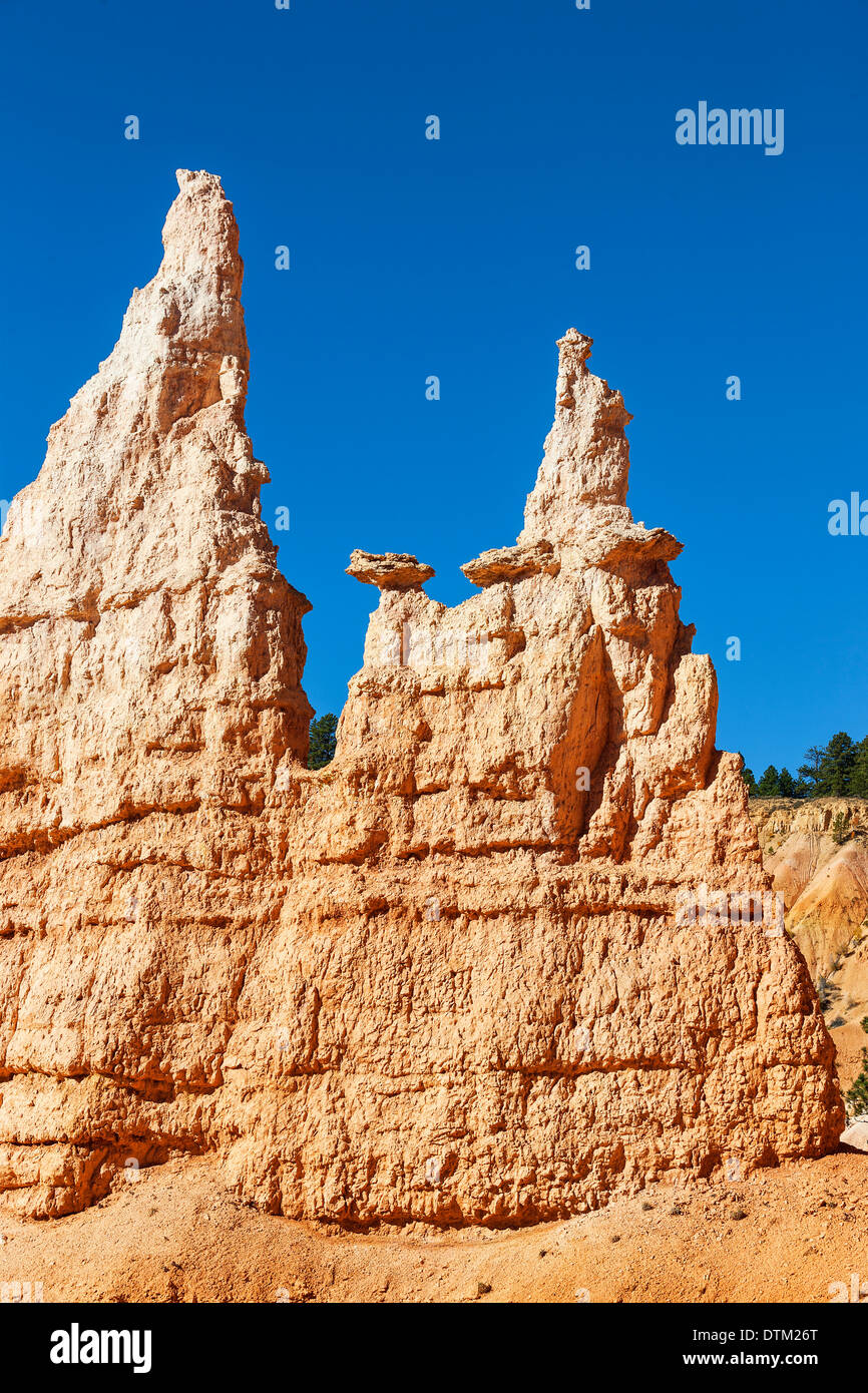 Famous Hoodoos in Bryce Canyon Stock Photo - Alamy