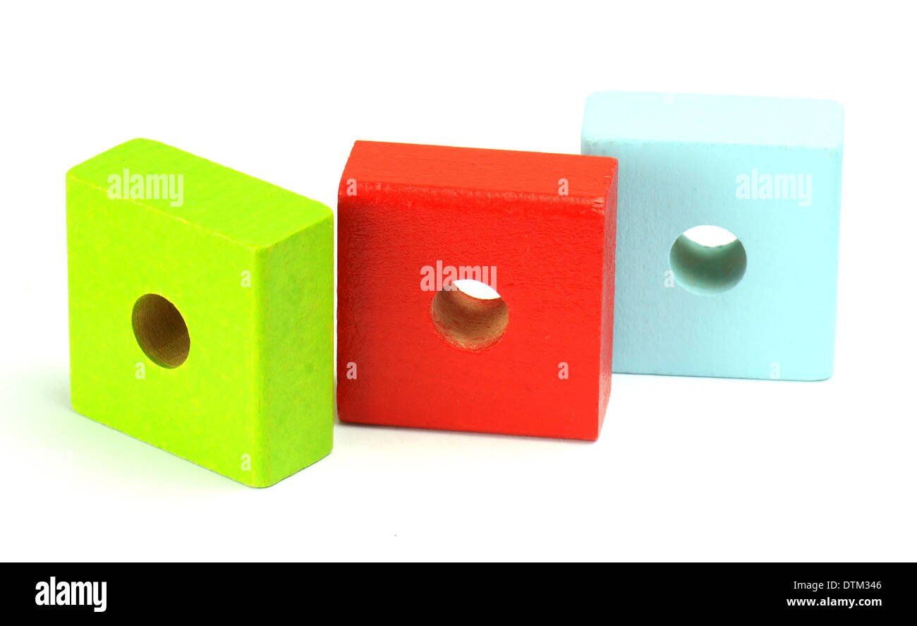 Coloured building blocks hi-res stock photography and images - Alamy