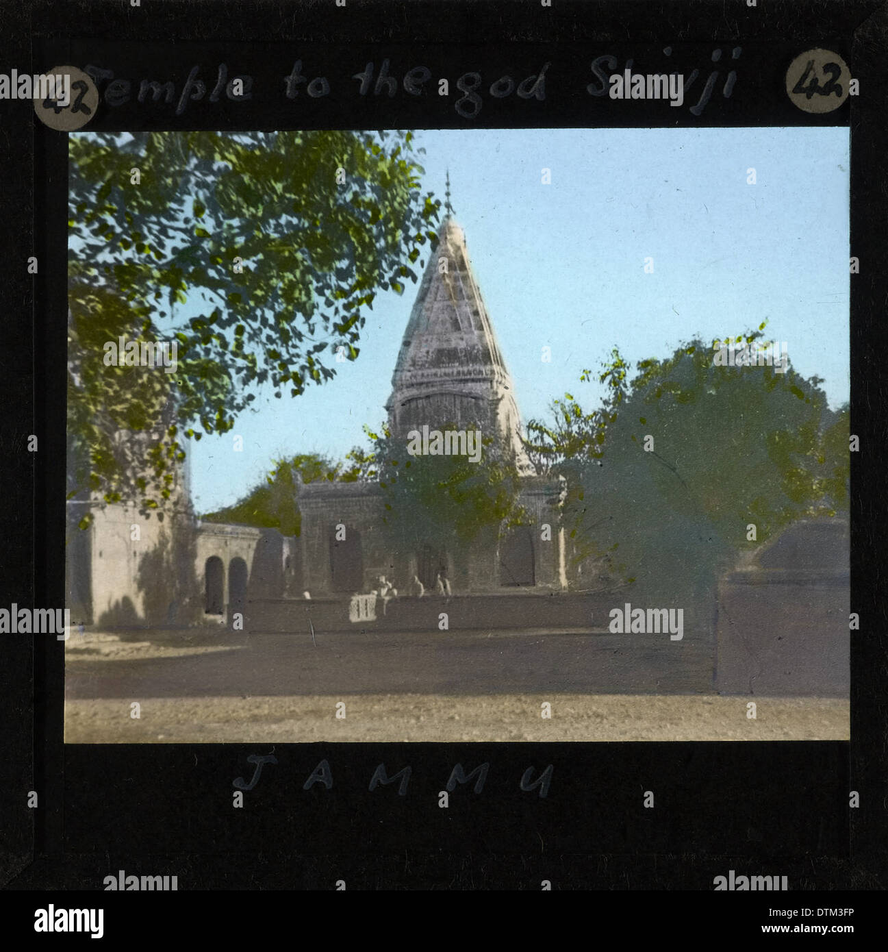 This photograph shows a temple dedicated to the Indian God Shivji in ...