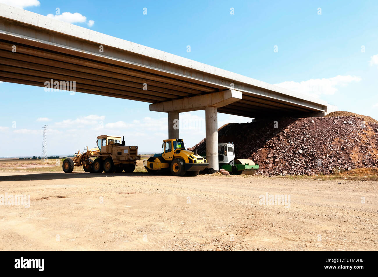 Construction and repair of highway Stock Photo - Alamy