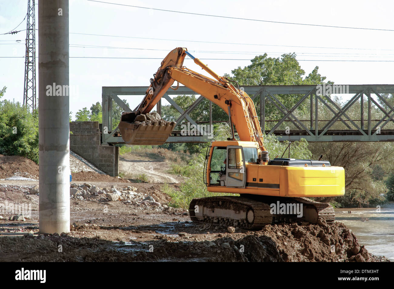 Construction and repair of highway Stock Photo - Alamy