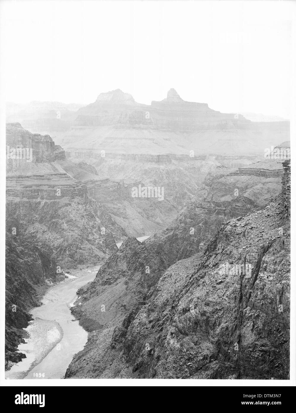 A photograph of the Colorado River flowing through the Grand Canyon ...