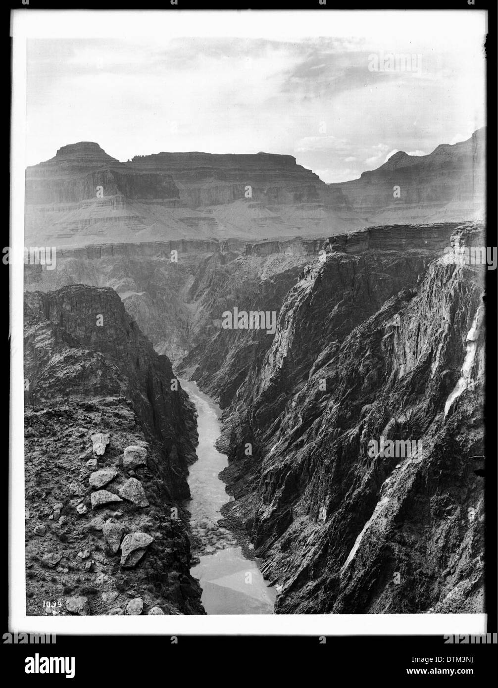 A photograph of the Colorado River flowing through the Grand Canyon ...
