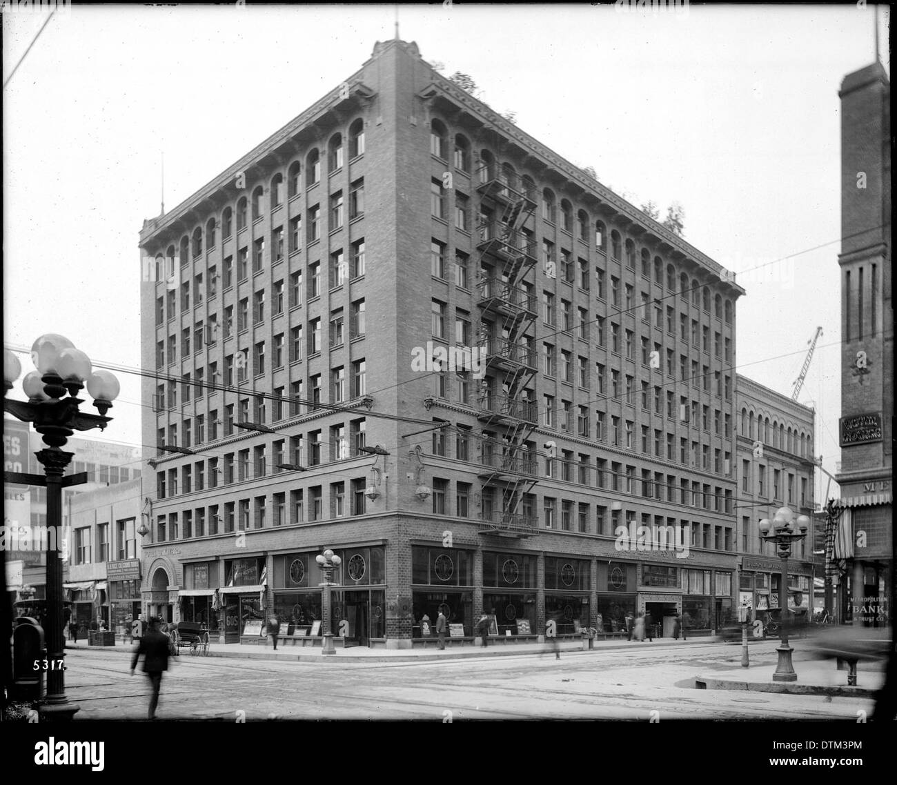 This photograph shows the exterior view of the Hayward Hotel located on ...