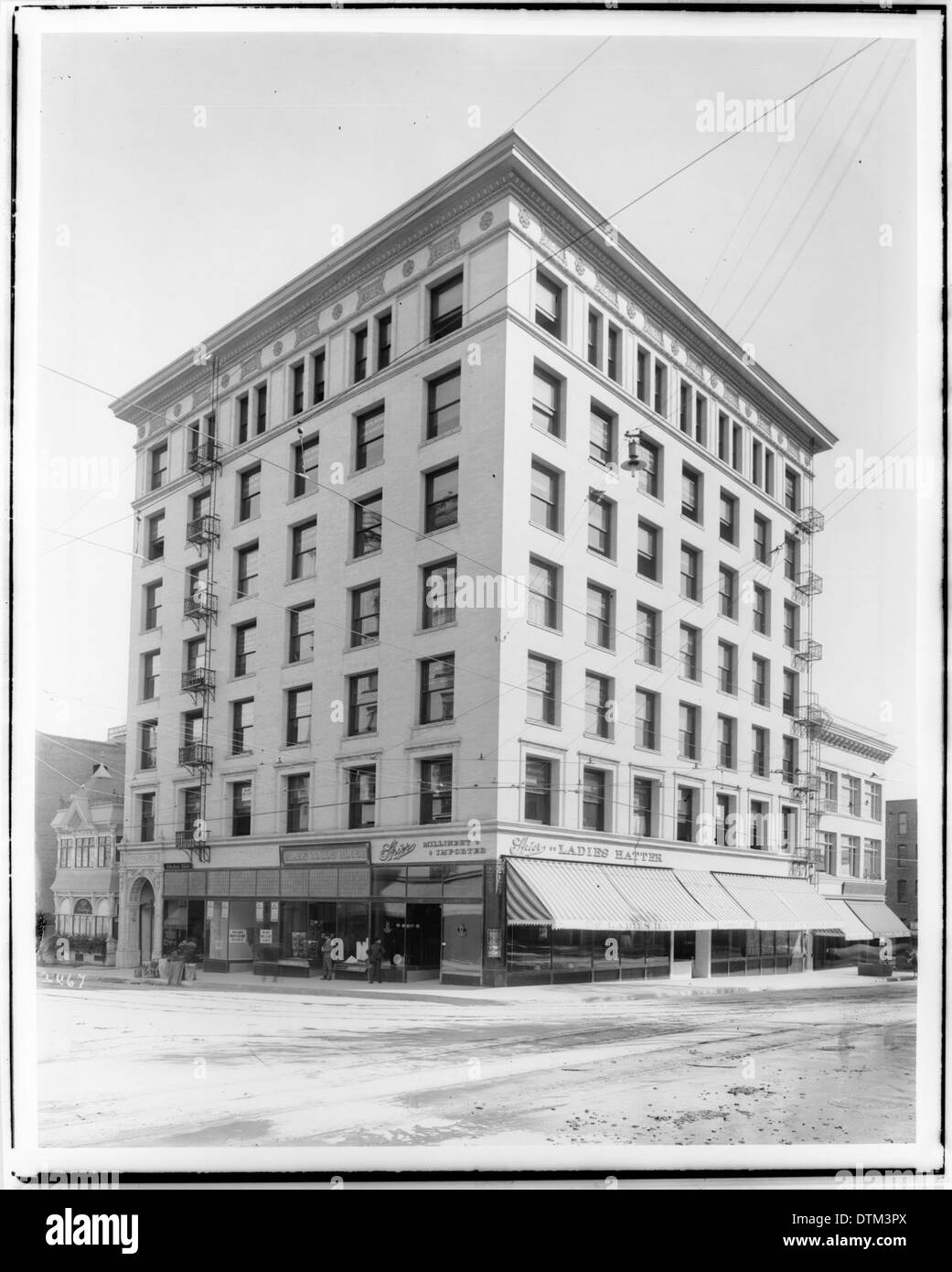 A photograph of the Fay Building located at the intersection of Third ...