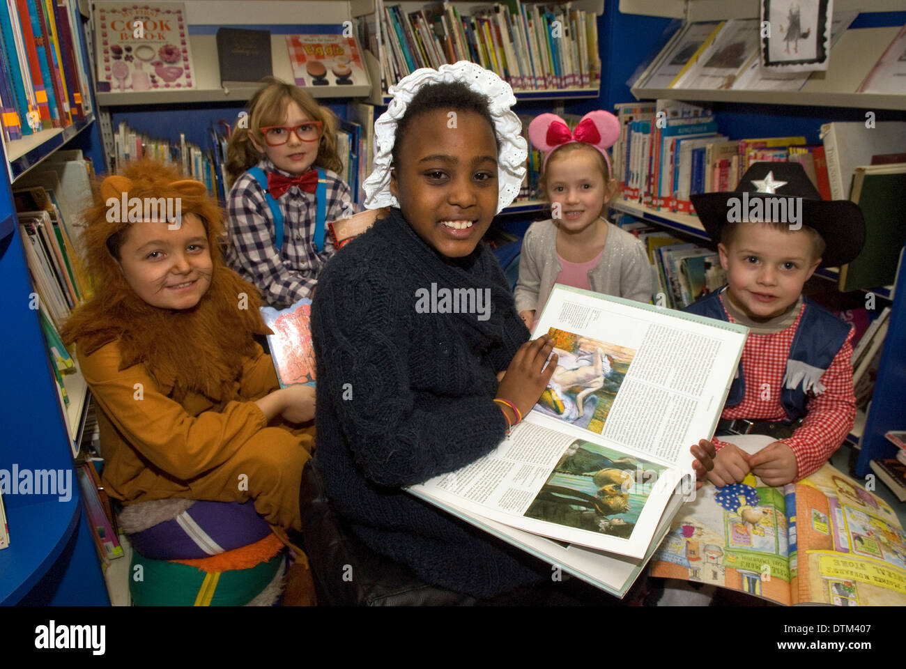 Primary school pupils dressed as favourite book characters in school ...