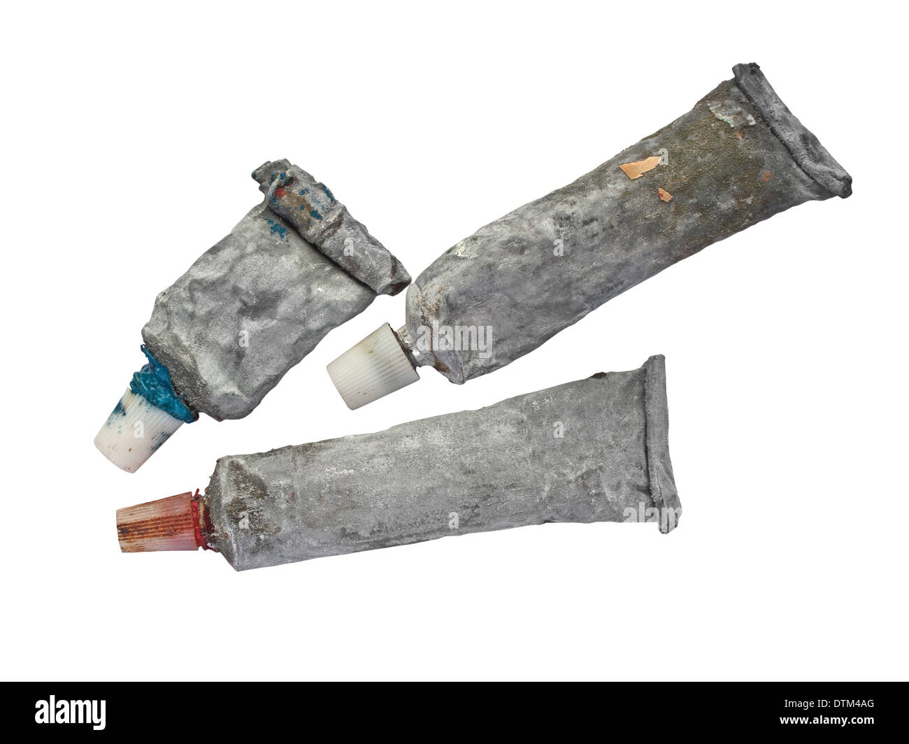 Old tubes of oil paint hi-res stock photography and images - Alamy