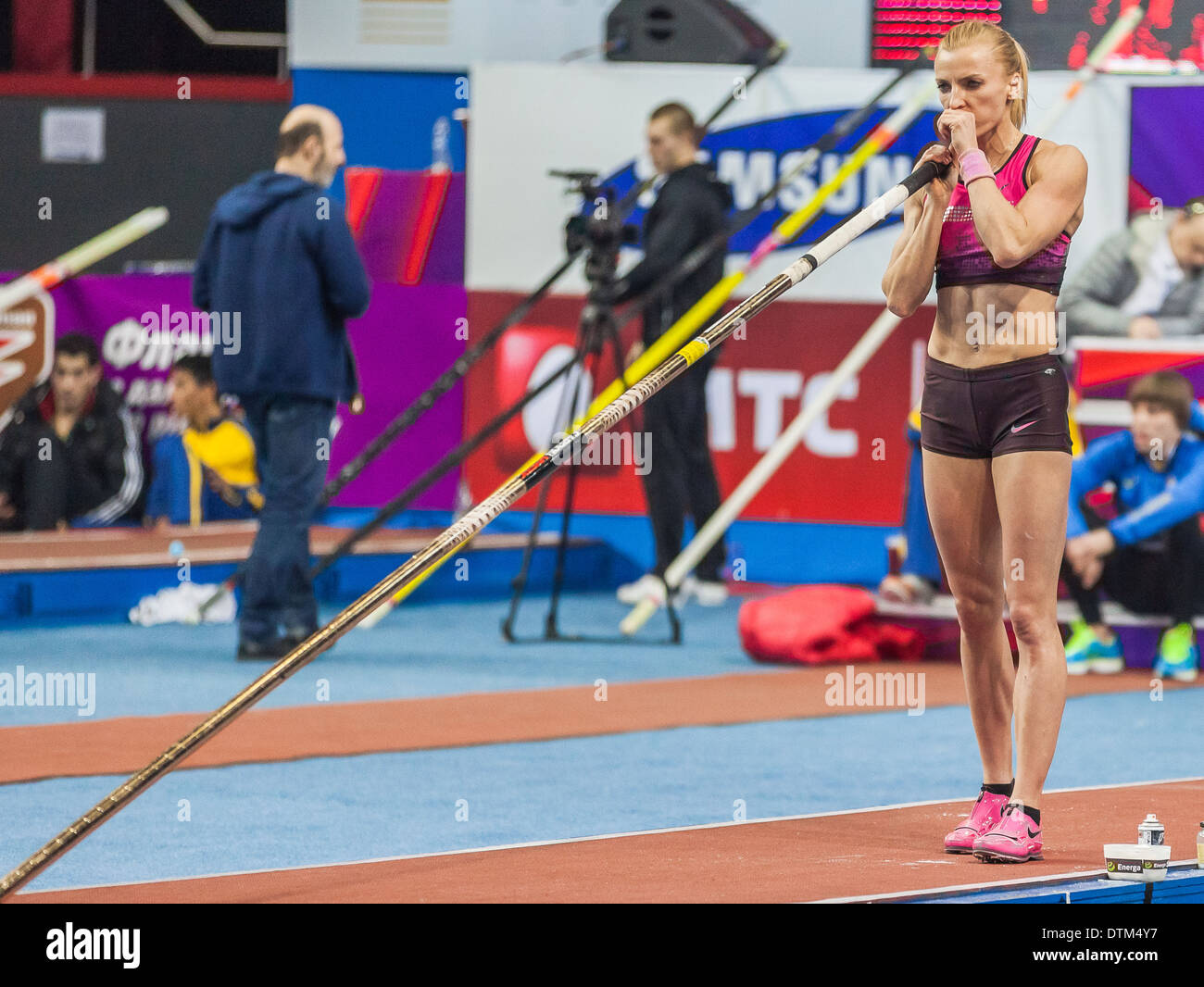 Pole Vault Stars 2014 Stock Photo - Alamy