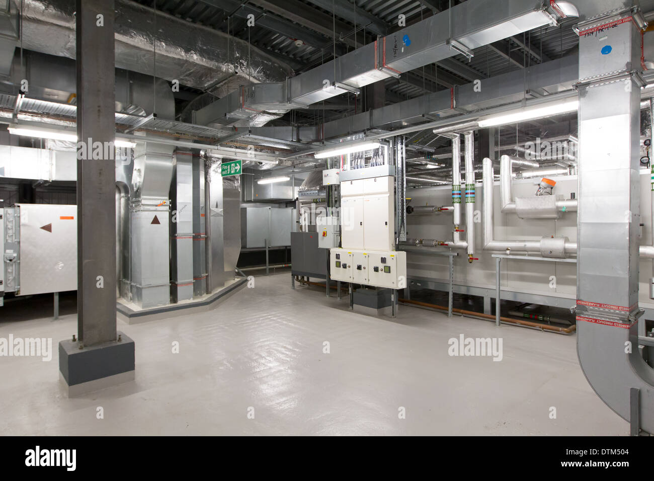 Plant Room in the basement Stock Photo - Alamy