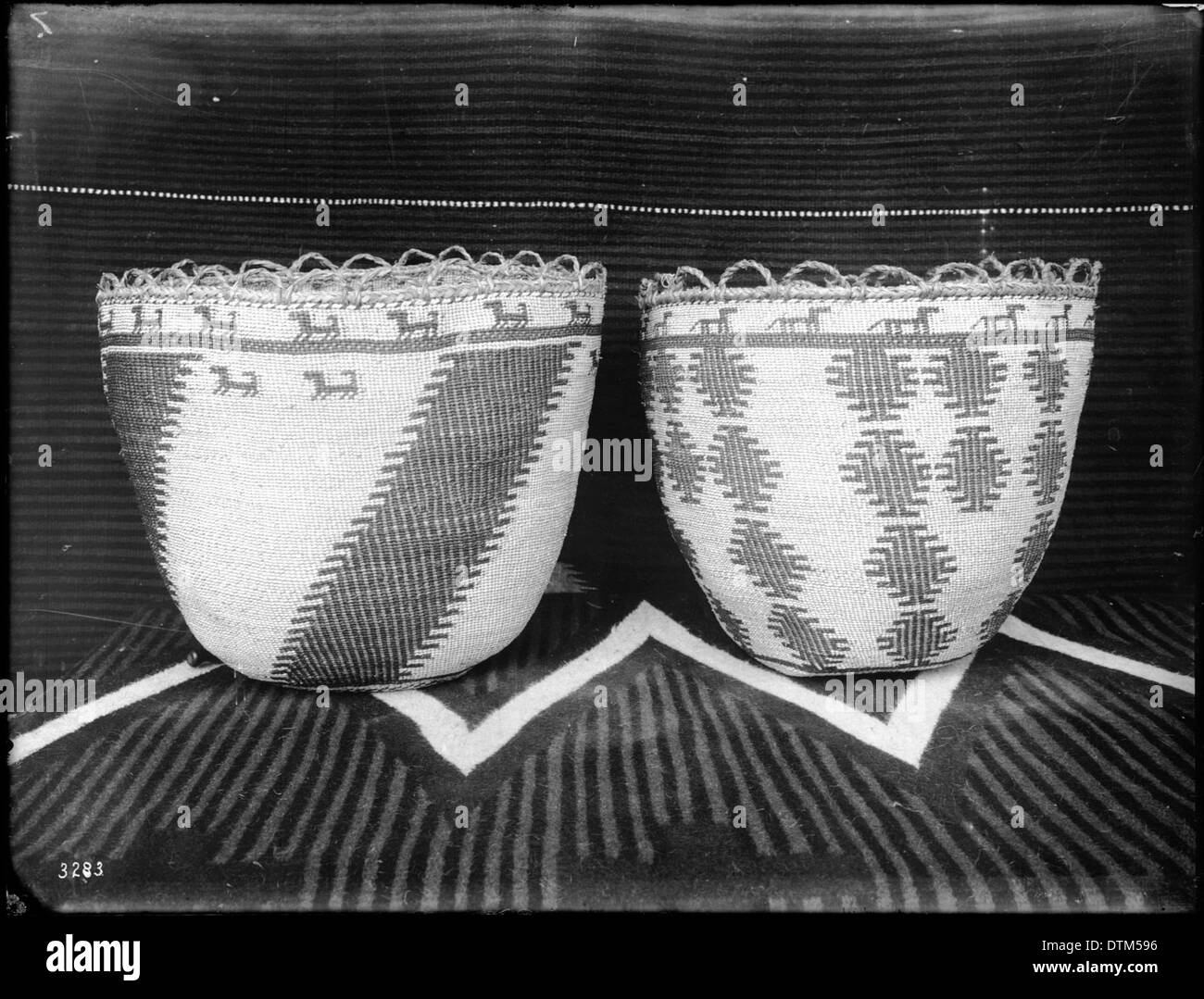 Indian baskets Black and White Stock Photos & Images - Alamy