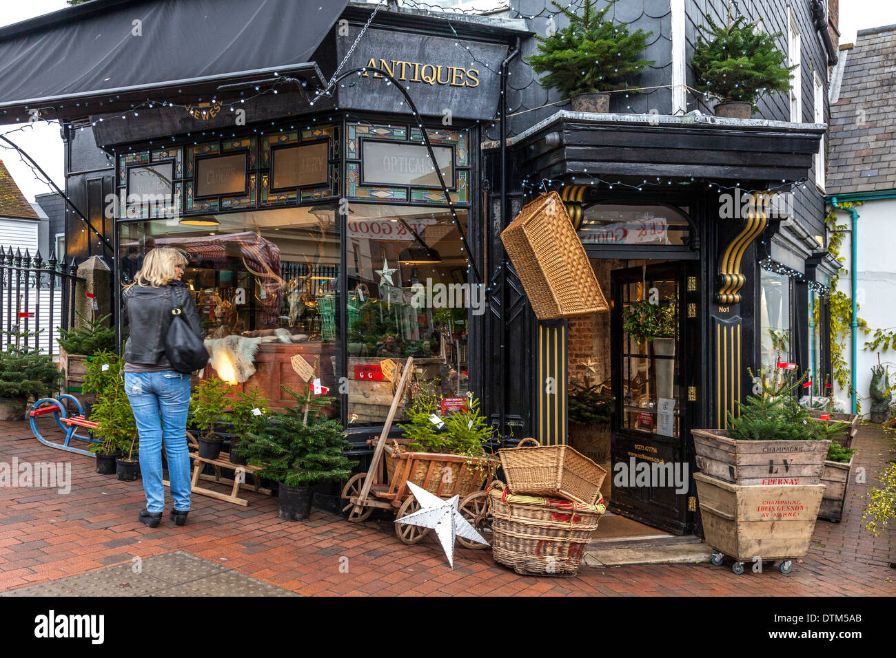 Lewes sussex pretty street hi-res stock photography and images - Alamy