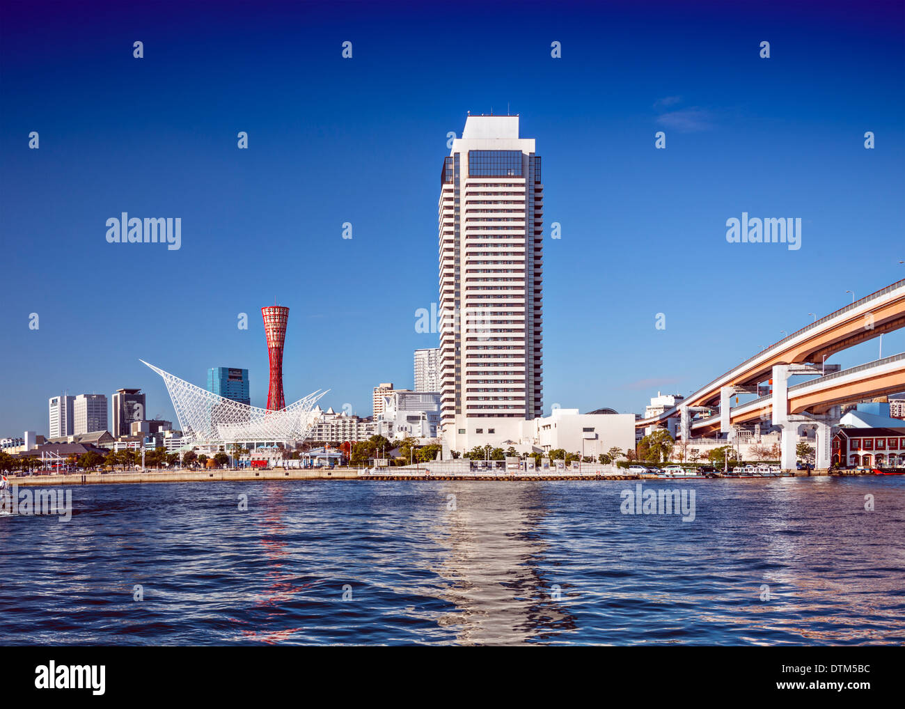 Kobe, Japan skyline at Harborland and Meriken Park Stock Photo - Alamy