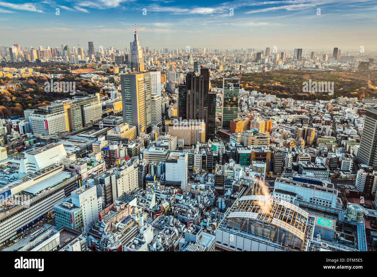 Tokyo, Japan cityscape aerial cityscape view at dusk Stock Photo - Alamy