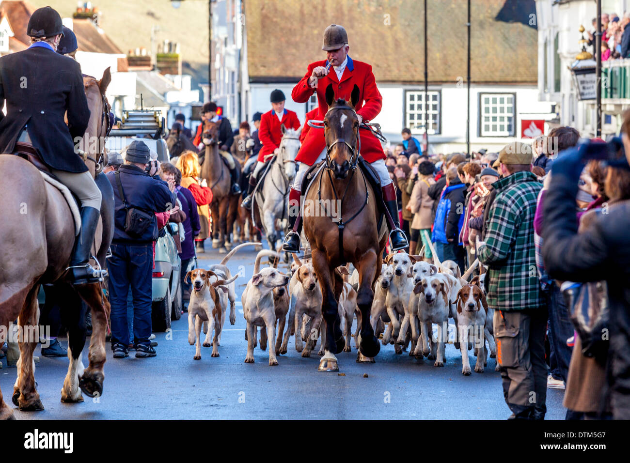 The Southdown and Eridge Hunt's Boxing Day Meeting, Lewes, Sussex ...