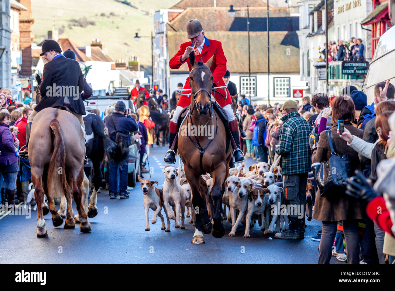 The Southdown and Eridge Hunt's Boxing Day Meeting, Lewes, Sussex ...