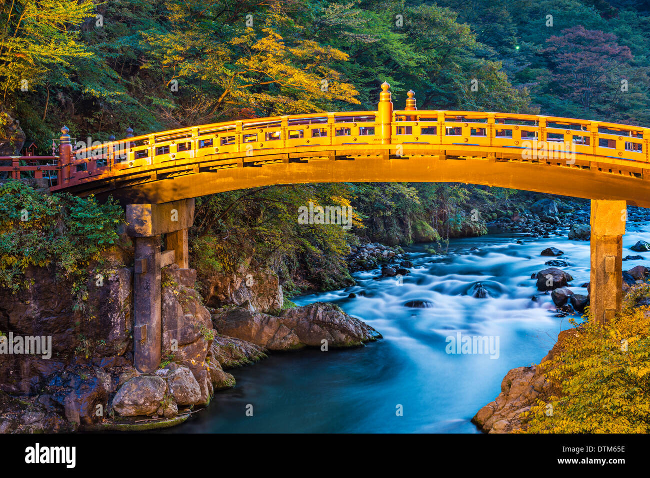Nikko, Japan at Shinkyo bridge Stock Photo - Alamy
