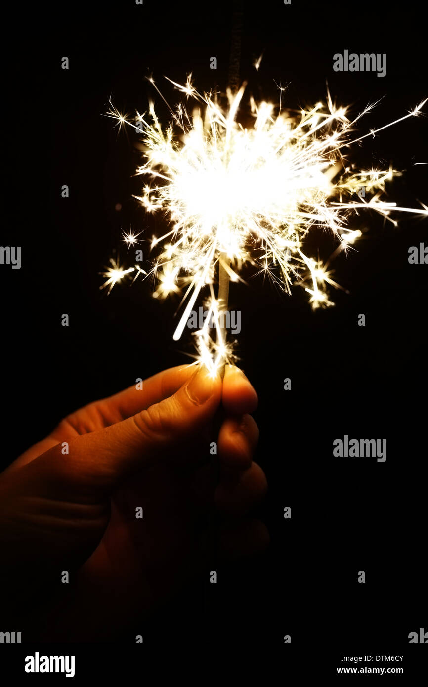 Hand sparklers hi-res stock photography and images - Alamy