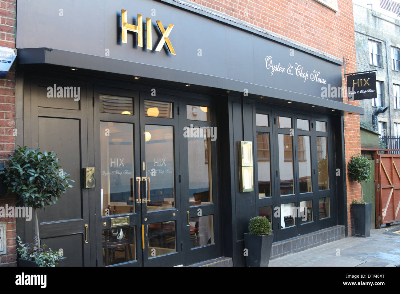 Hix Oyster & Chop House Stock Photo - Alamy