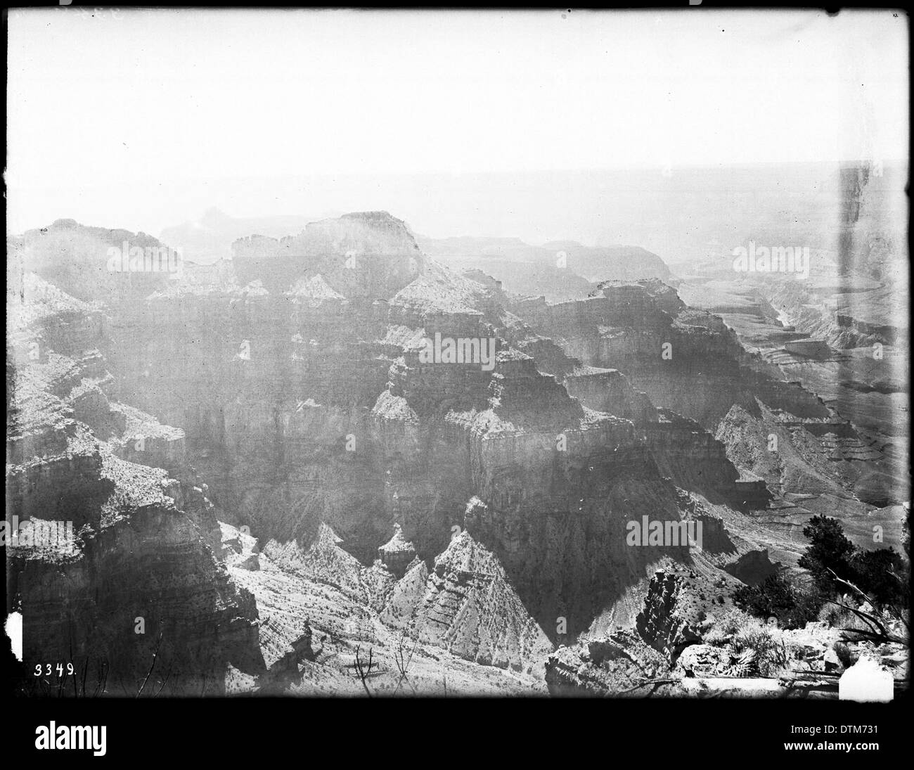A photograph taken from the Bass Trail near Point Sublime on the north ...