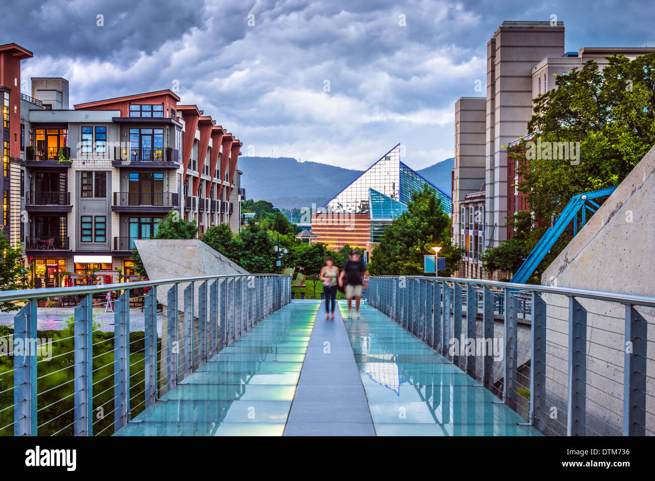 Chattanooga, Tennessee, USA downtown at twilight Stock Photo - Alamy