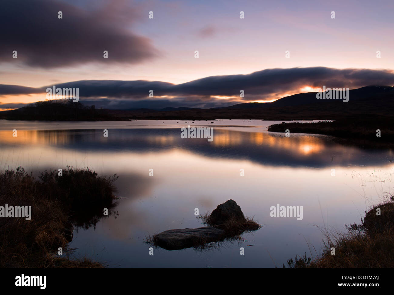 Sunrise at loch ba hi-res stock photography and images - Alamy