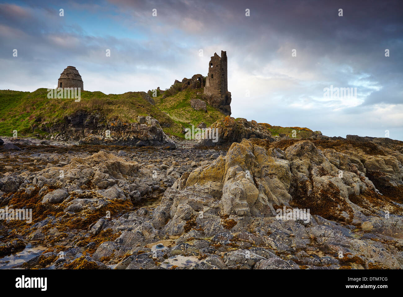Dunure Castle on the Ayrshire coast in Scotland Stock Photo - Alamy